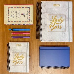 Office | Blue Spiral Personal Notebook Planner | Poshmark